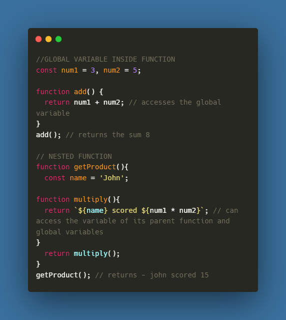 Different types of JavaScript Functions
